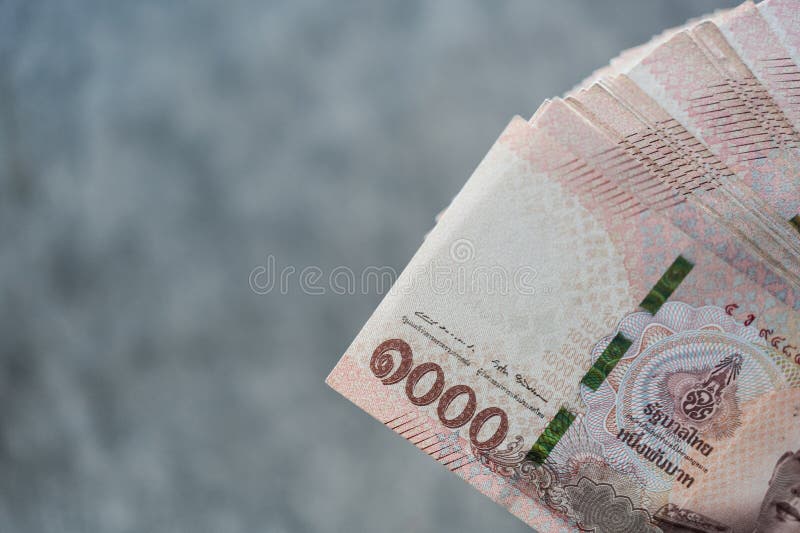 Thai Money, Thai Currency 1000 Baht Stock Image - Image of finance ...