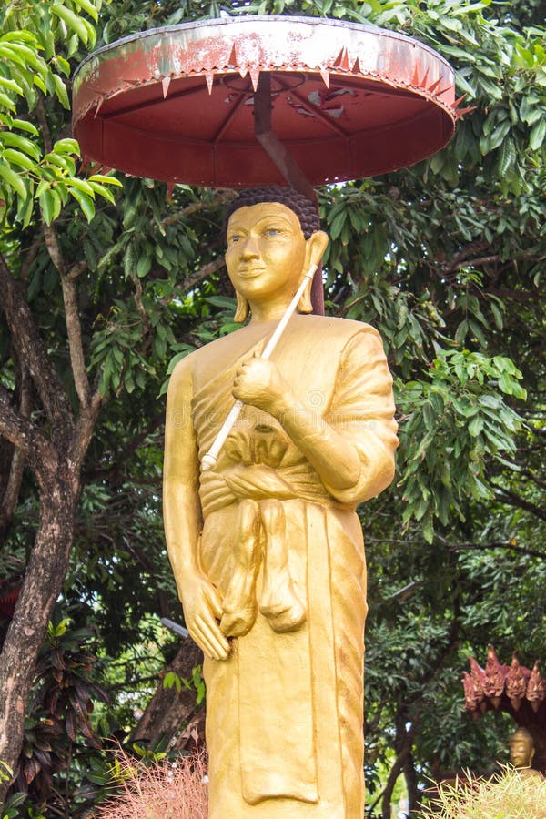 Thai monk statue stock image. Image of asian, sculpture - 85807525