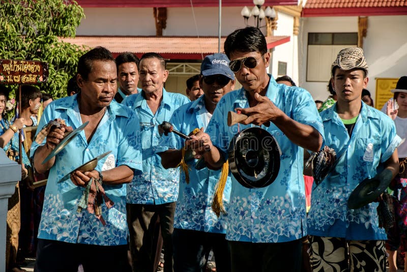 Thai Music Orchestra Parade Editorial Stock Image - Image of cymbals ...