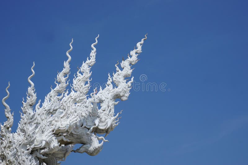 Thai Naga sculpture stock image. Image of background - 53255769