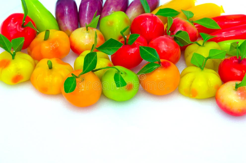 Thai Native Candy Made in Fruit Shape Stock Image - Image of asia ...