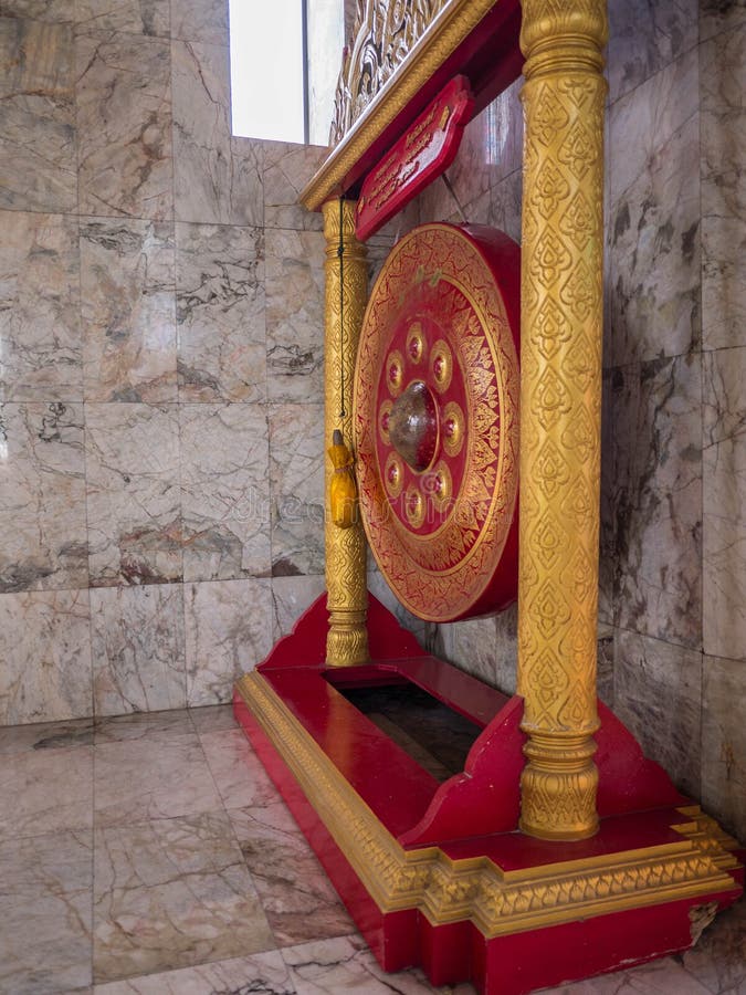 Thai Native Gong Ancient Gong in Thailand Stock Image - Image of cymbal ...