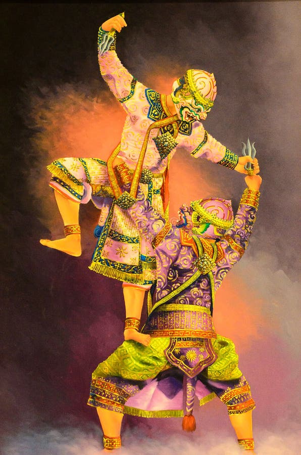 Thai native style statue stock illustration. Illustration of holy ...