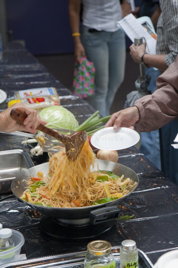 Thai noodles - cooking stock photo. Image of limet, nudles - 15821938