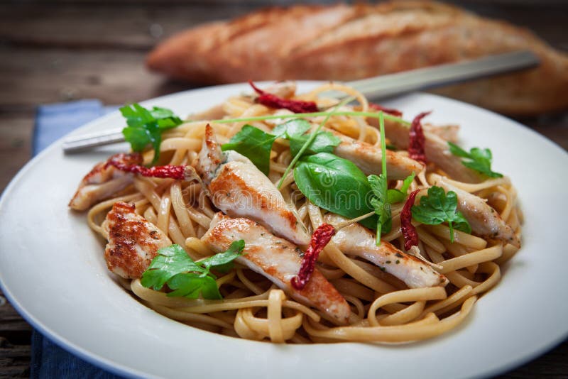 Thai noodles on plate stock image. Image of plate, asian - 107746627