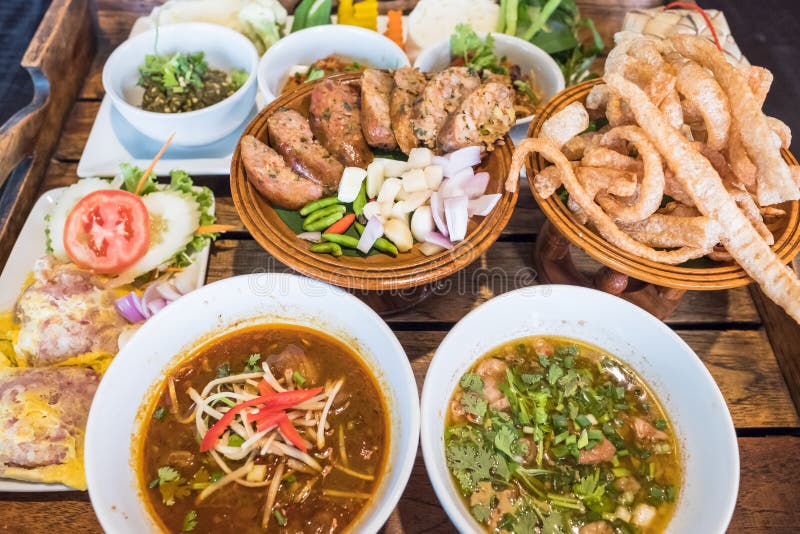 Thai Northern Food stock photo. Image of dinner, chili - 93139756