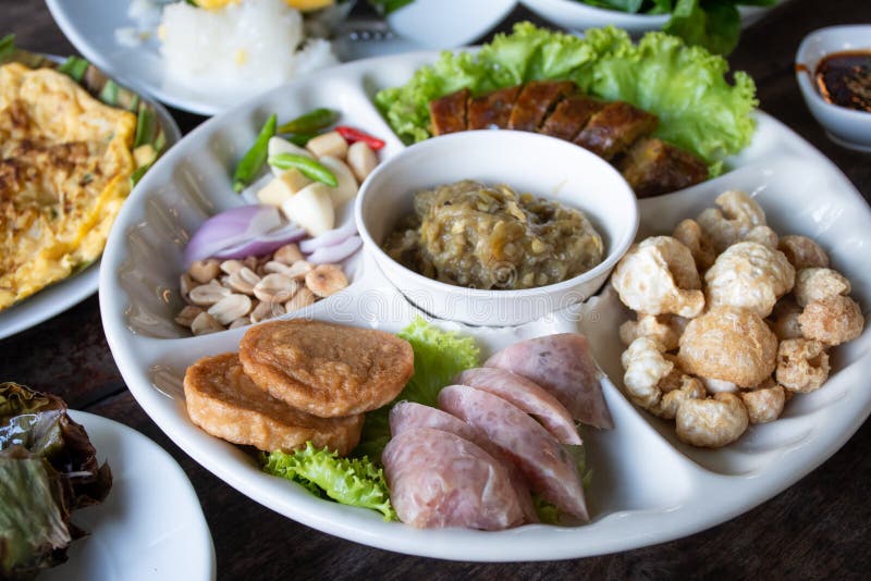 Thai northern food stock photo. Image of northern, meatball - 178756586