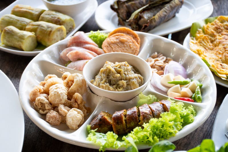 Thai northern food stock photo. Image of cloe, local - 178756600