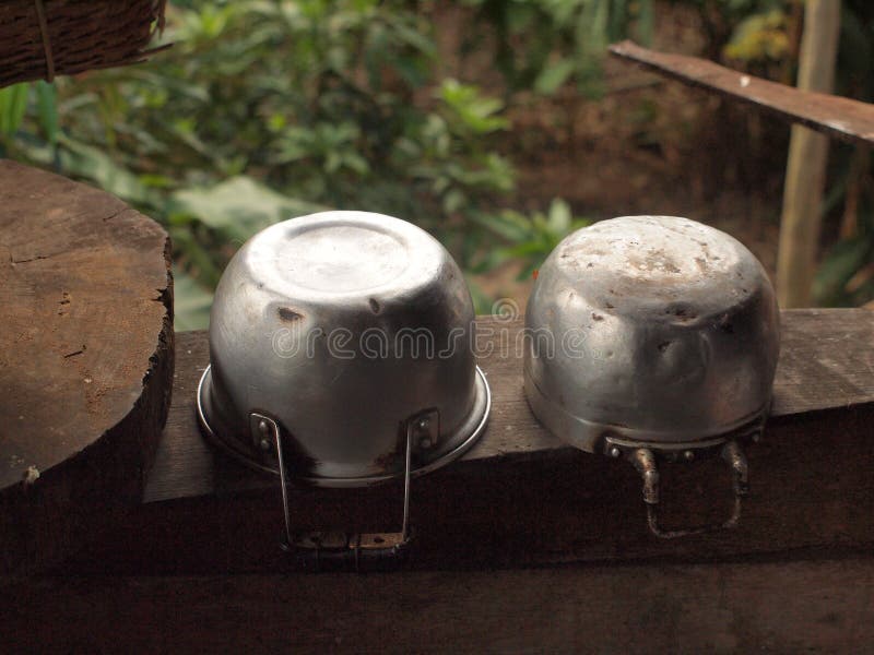 Thai old pot stock photo. Image of cooked, style, steel - 142775102