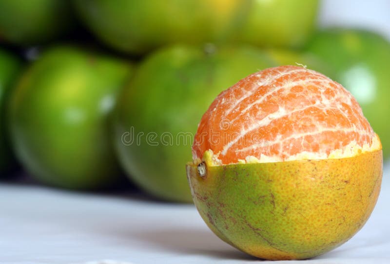Thai Oranges stock photo. Image of green, fresh, small - 8645170