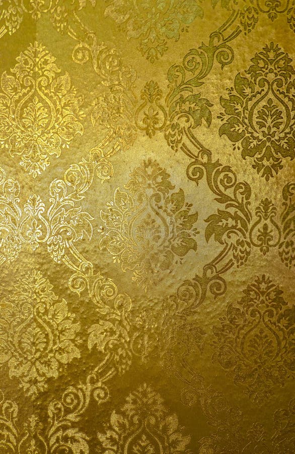 Thai Pattern Art Golden Lai Thai Background and Wallpaper Texture ...