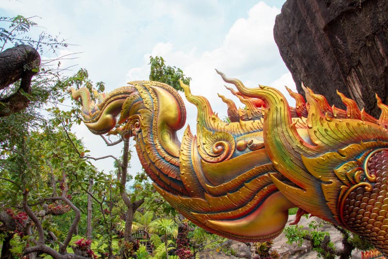 The statue of the Naga stock image. Image of asia, naga - 140211585