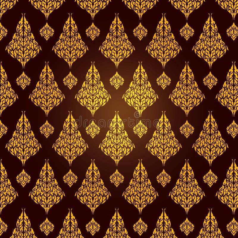 Thai pattern stock vector. Illustration of craft, elegance - 65749378