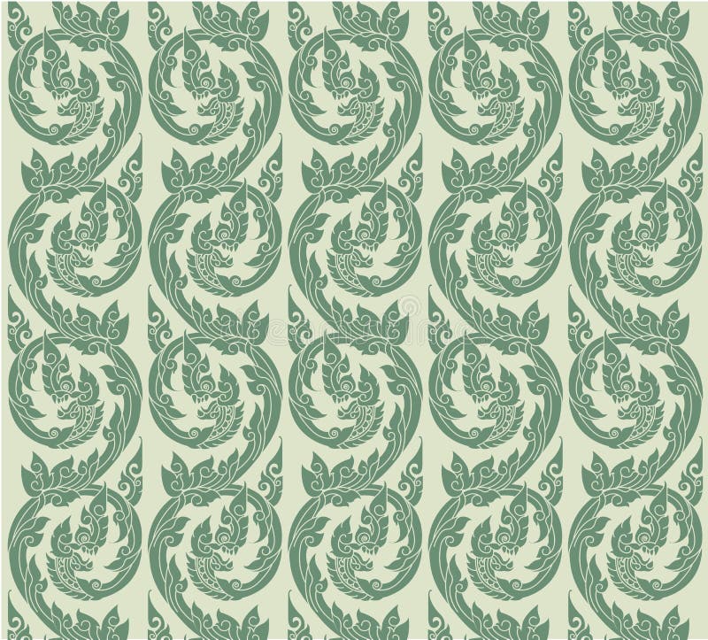 Thai Pattern. Vector Illustartion.eps Stock Vector - Illustration of ...