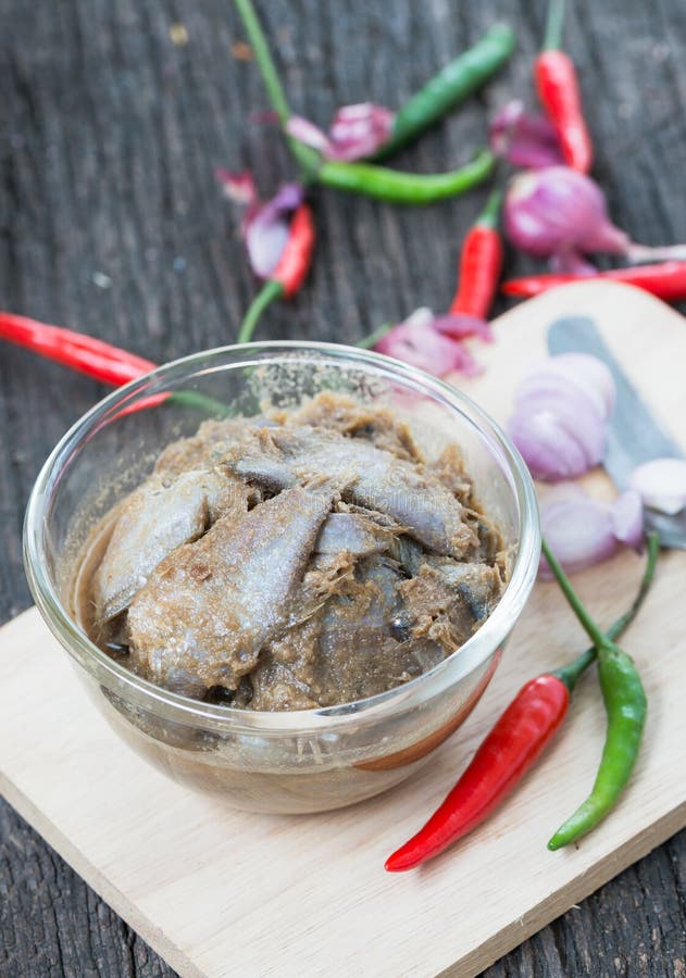 Thai pickled fish stock image. Image of spice, thai, ingredient - 67448437