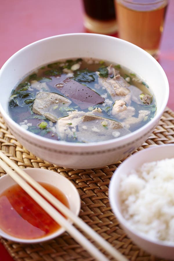 Thai Pork Soup and Chili Dip Stock Image - Image of stew, chili: 40162811
