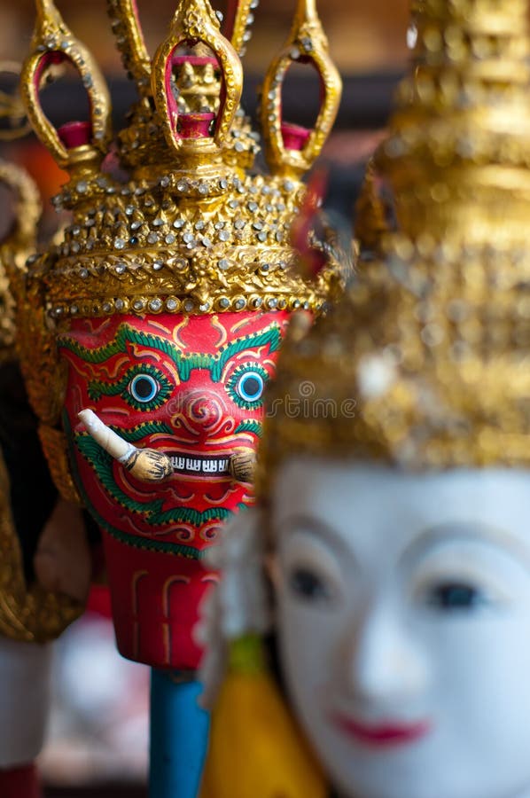 Thai puppet stock photo. Image of laos, decorative, national - 39098946