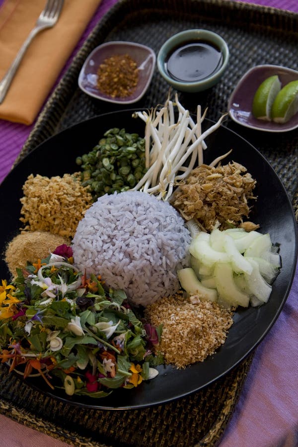 Thai Purple Rice stock photo. Image of curry, ethnic - 16199608
