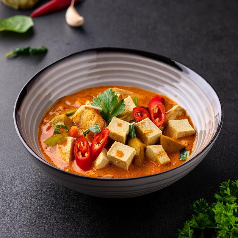Thai Red Curry, AI Generated Stock Illustration - Illustration of ...