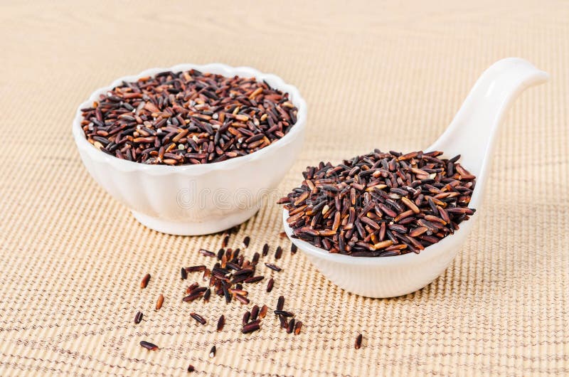 Thai rice berry. stock photo. Image of diet, grain, brown - 85323998
