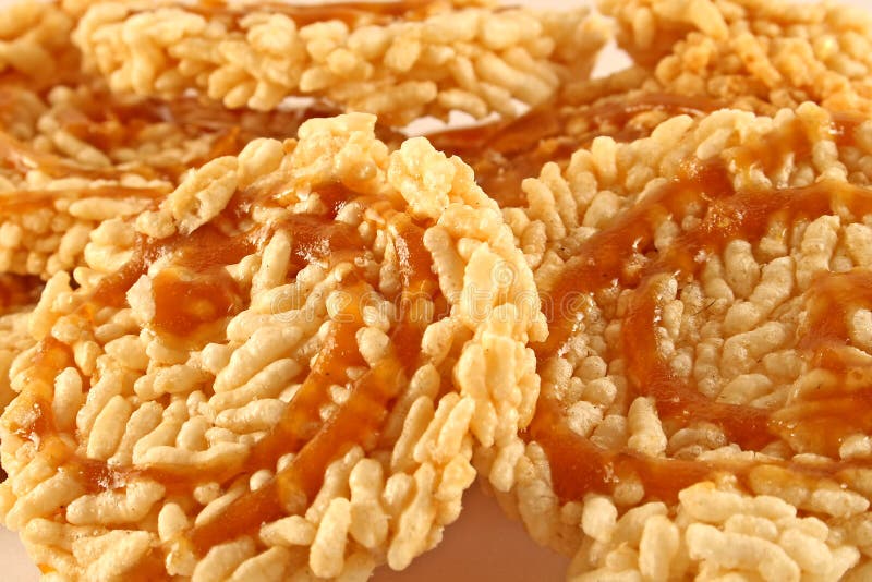 Thai rice cakes stock image. Image of noom, cake, fudge - 2470499