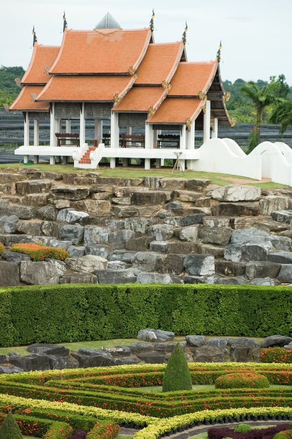 Thai roof stock photo. Image of travel, stone, exotic - 7411360