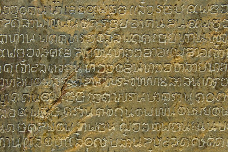 Thai scripture stock photo. Image of building, brick - 19092726