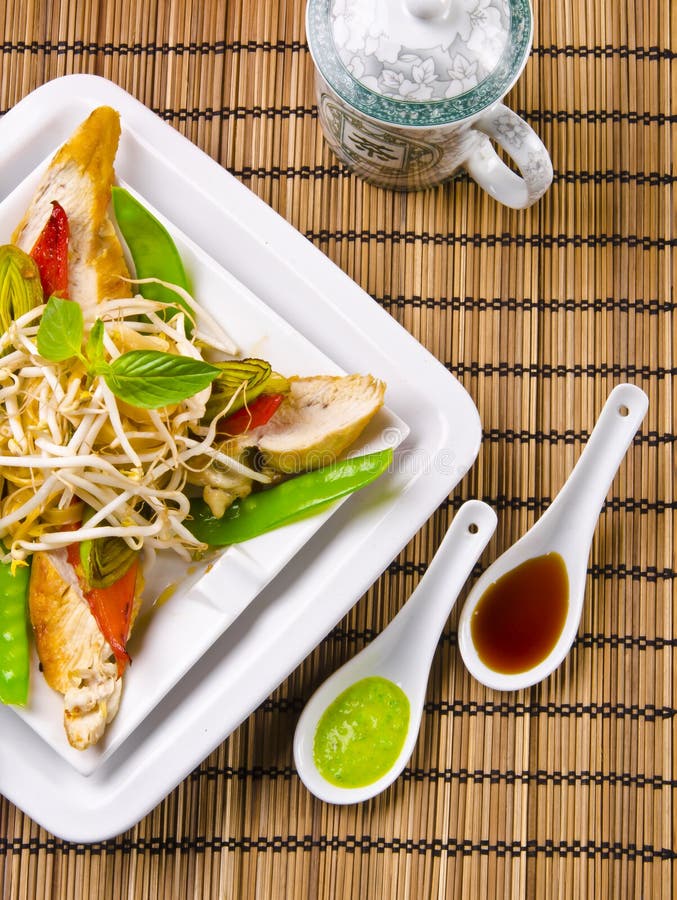 Thai Sheep Roasted Chicken S Breast Stock Image - Image of grilling ...