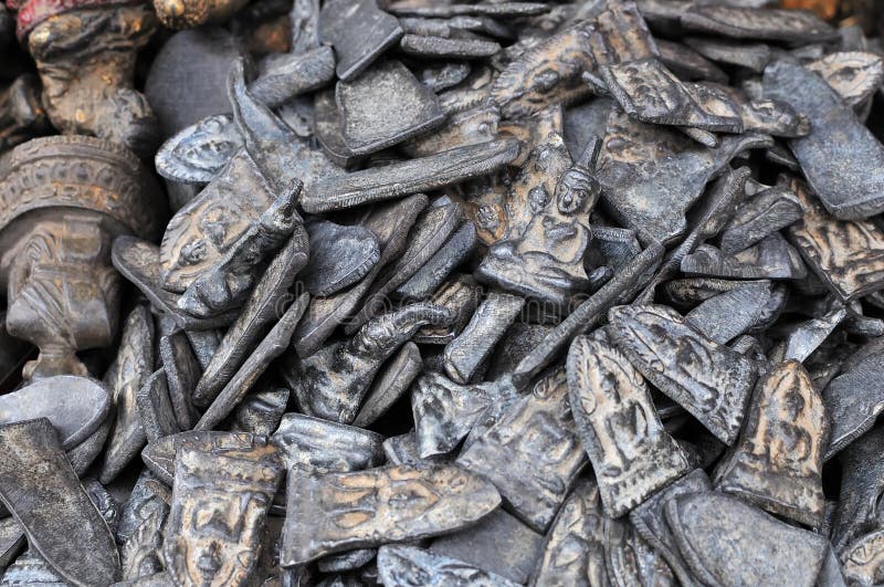 Thai small amulet buddha stock image. Image of small - 173025389