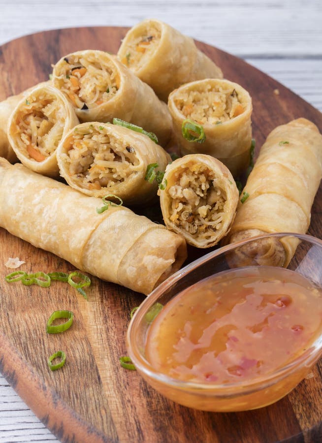 Thai spring rolls stock image. Image of culture, fresh - 103392095