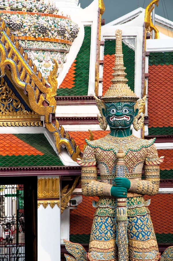 Thai Statue stock image. Image of thailand, asian, vacation - 12425609