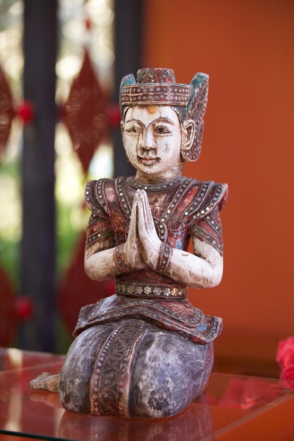 Thai statue stock photo. Image of buddha, shrine, outside - 52407850