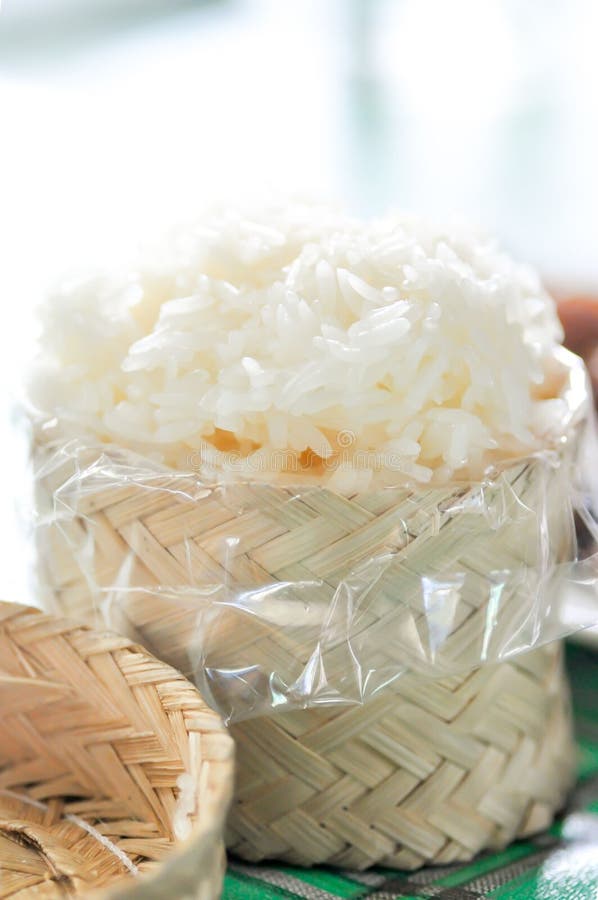 Thai sticky rice stock image. Image of carbohydrate, light - 44652693