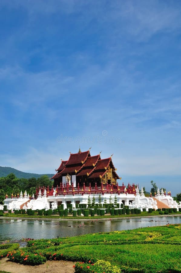 Thai style building stock photo. Image of river, asia - 21834892