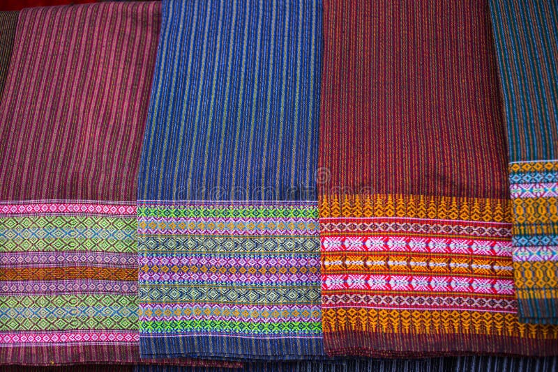 Thai style cloth textile stock photo. Image of fashion - 77199170