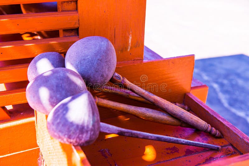 Thai Style Dipper in Wiang Ka Long Cultural Learning Center Stock Photo ...