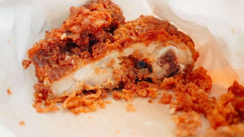 Thai style fried chicken. stock image. Image of delicious - 69483605