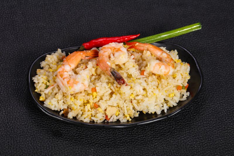 Thai Style Fried Rice with Prawn Stock Photo - Image of gourmet, asia ...