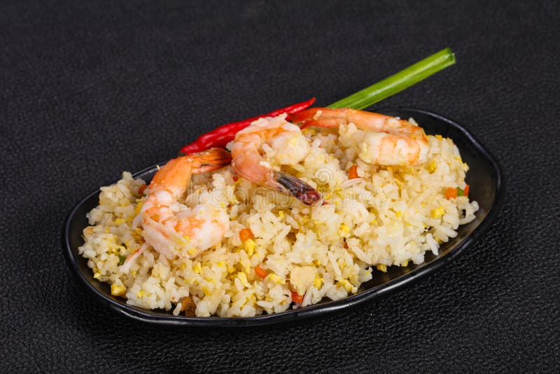 Thai Style Fried Rice with Prawn Stock Photo - Image of asia, gourmet ...