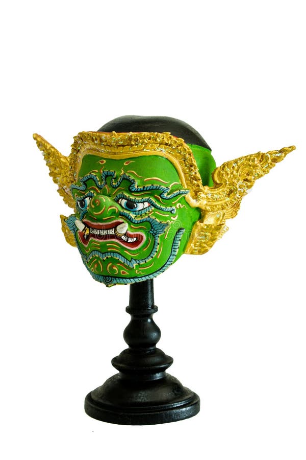 Thai style mask stock image. Image of head, thailand - 26406565