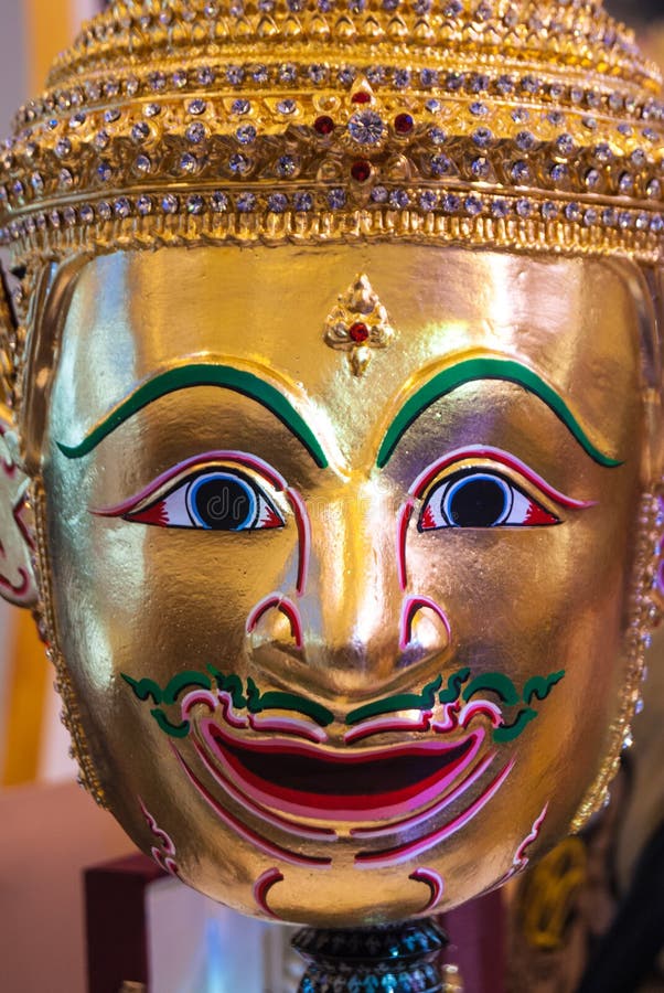 Thai style mask stock image. Image of asian, asia, ramayana - 32069625