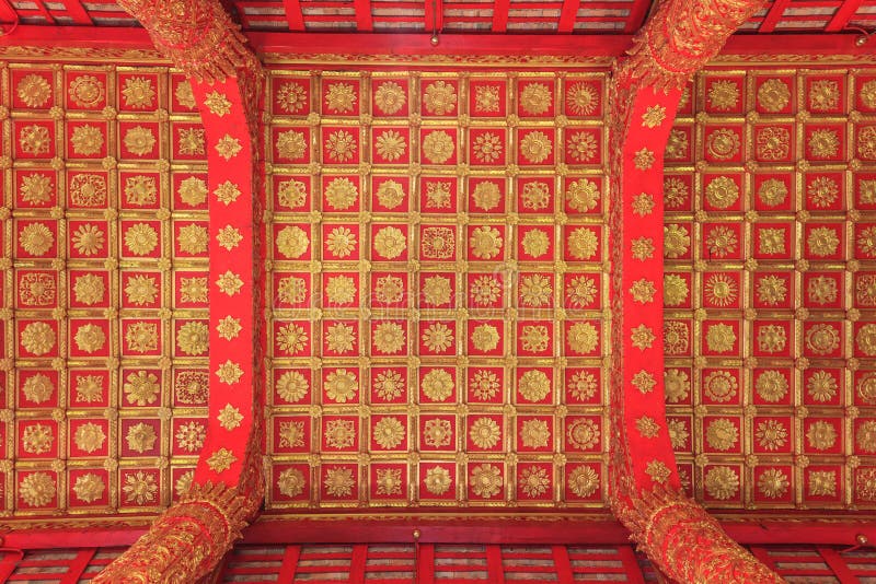 Thai style pattern stock image. Image of flower, elegant - 42928933