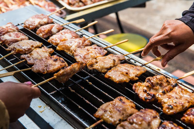 Thai style roast pork stock photo. Image of delicious - 234967802