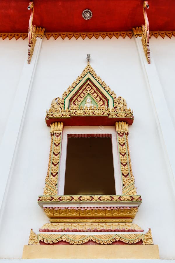 Thai style temple windows stock image. Image of decorate - 28168255