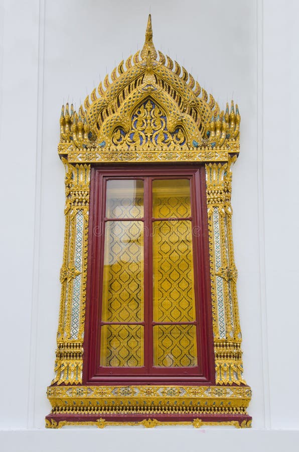 Window at Emerald temple stock image. Image of east, native - 33476631