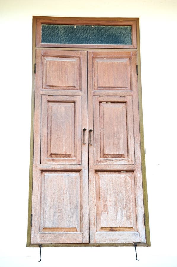 Thai style wood windows stock image. Image of house - 157972375