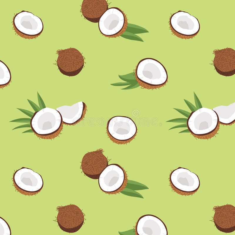 Coconut Oil Pattern Stock Illustrations – 848 Coconut Oil Pattern Stock ...