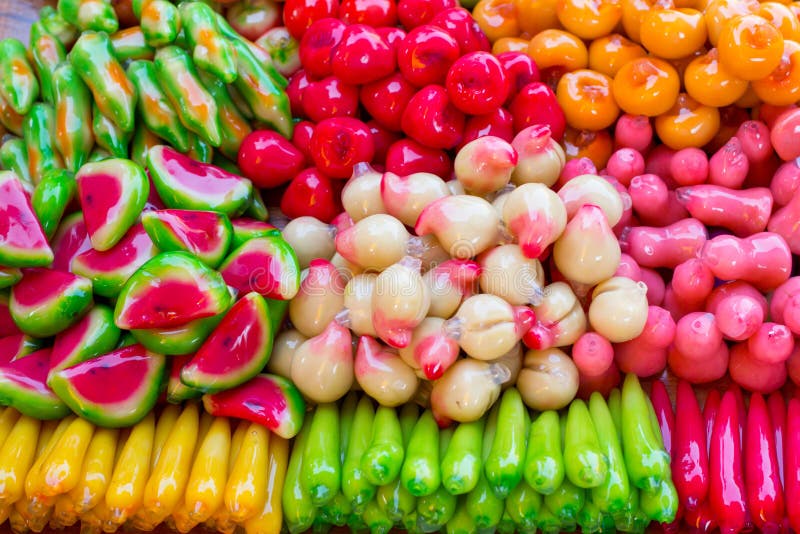 Thai Sweet, Called Look Choub Stock Photo - Image of healthy, food ...