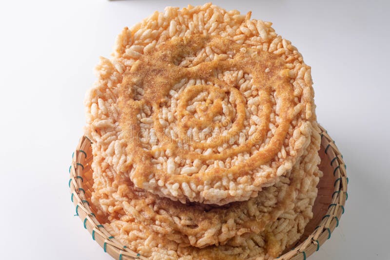 Thai Sweet Crispy Rice Cakes Stock Photos - Free & Royalty-Free Stock ...