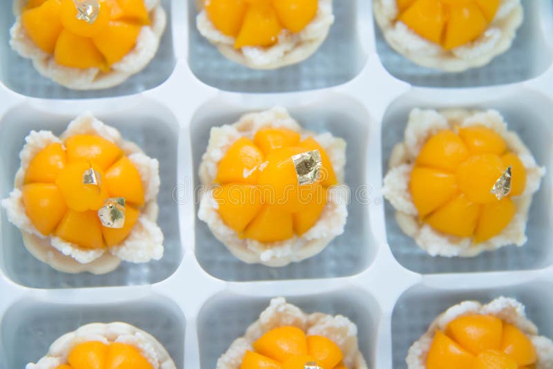 Thai Sweet Dessert in White Box Stock Photo - Image of sugar, cuisine ...